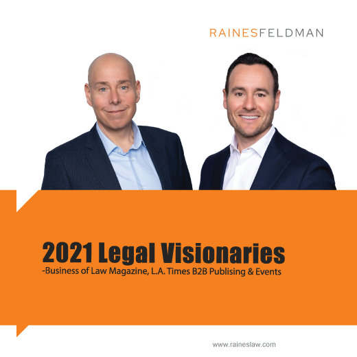 Miles Feldman and Jonathan Littrell Named 2021 Legal Visionaries by Los ...